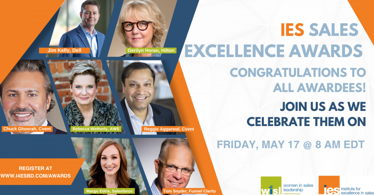 2024 IES Excellence Awards - All Awardees Banner | Sales Leadership ...
